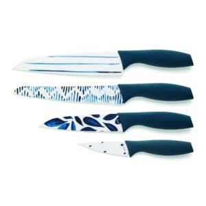 lenox blue bay 4-piece knife set, 0.95 lb, 0