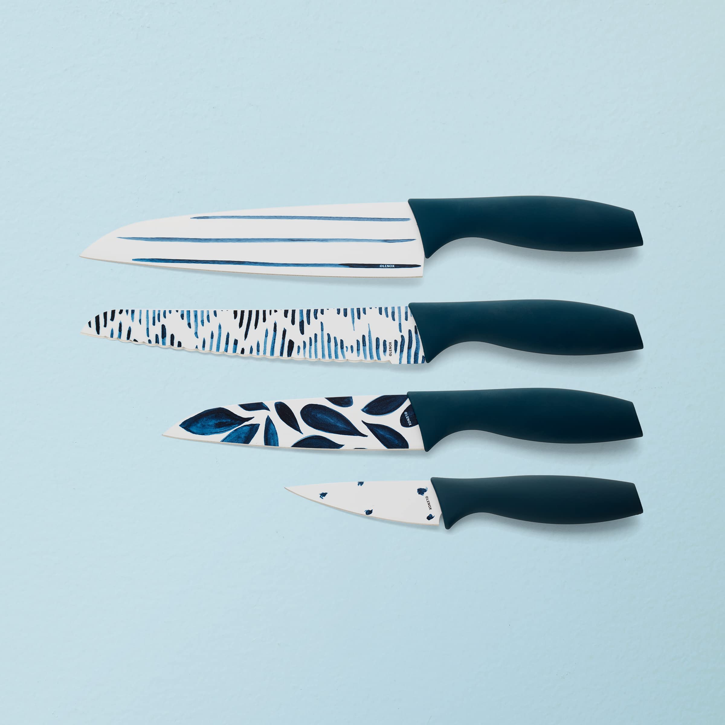 Lenox Blue Bay 4-Piece Knife Set, 0.95 LB, 0