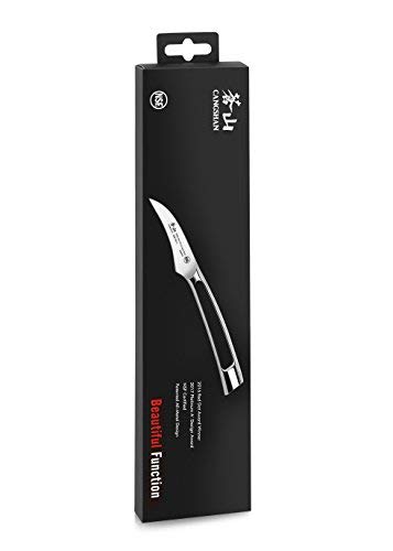 Cangshan N1 Series 1020397 German Steel Forged Peeling/Tourne Knife, 2.75-Inch Blade