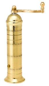 pepper mill imports atlas pepper mill, brass, 8"