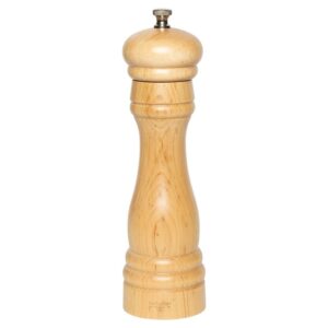 fletchers' mill federal pepper mill, maple - 8 inch, adjustable coarseness fine to coarse, made in u.s.a.