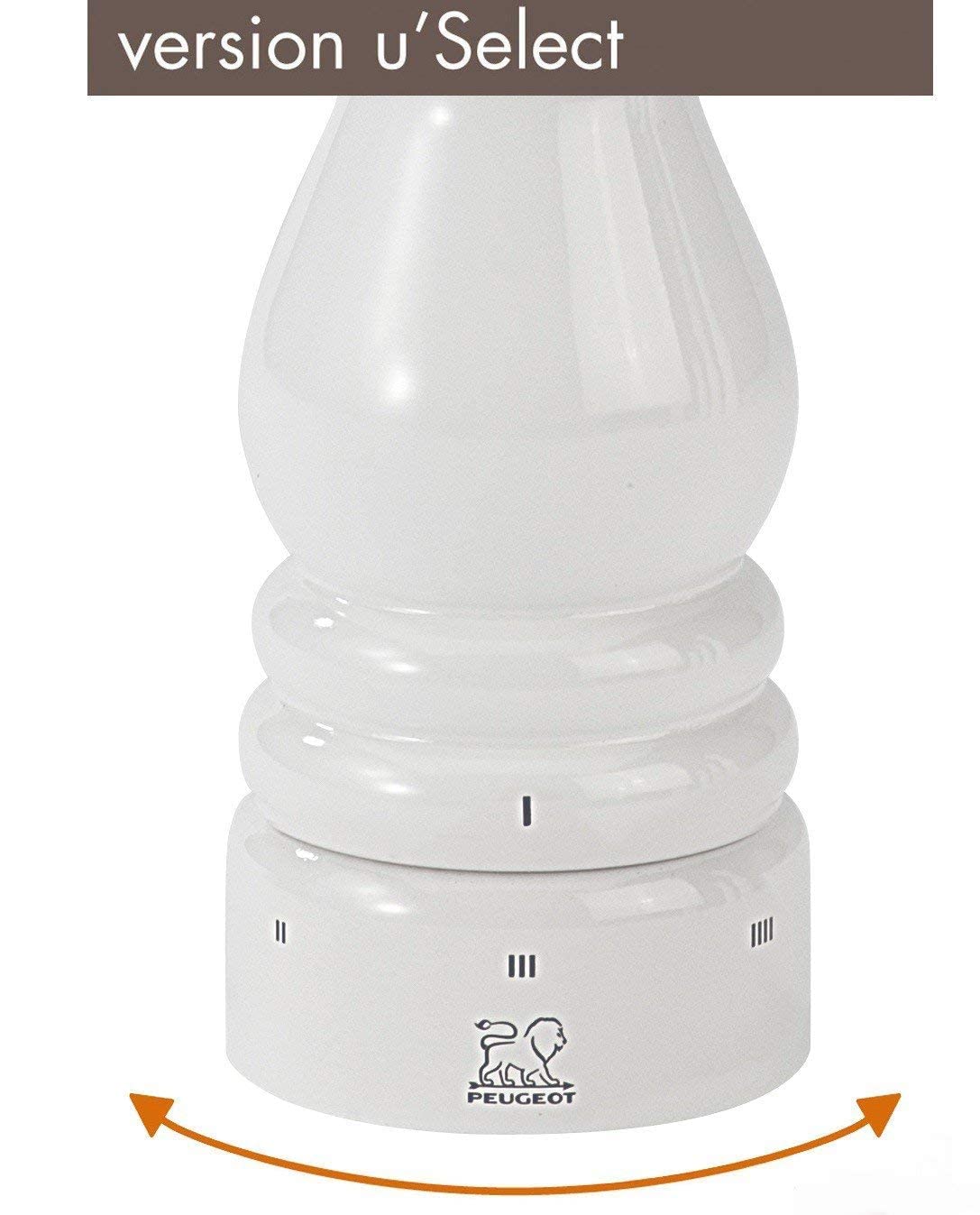 Peugeot Paris u'Select Pepper Mill, 9'', White