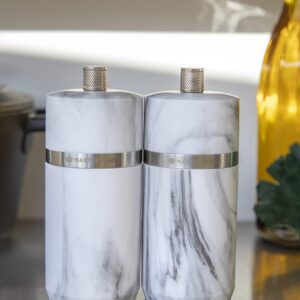 MasterClass Salt or Pepper Grinder, Plastic, Marble Effect, 12 cm