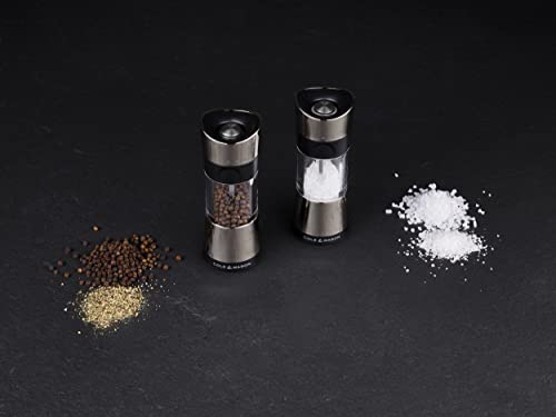 Cole & Mason Precision Horsham Inverta Salt and Pepper Mill Gift Set, Chrome, 15 cm