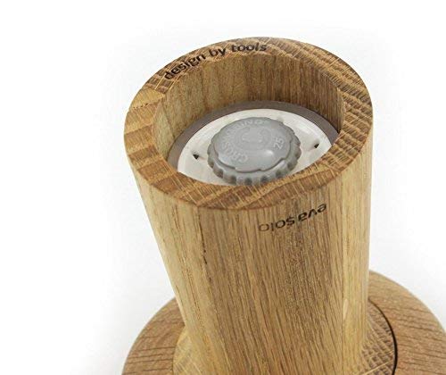 EVA SOLO - Salt & pepper mill oak - Grinder from CrushGrind, 25-year guarantee on the ceramic parts - Oak (High)