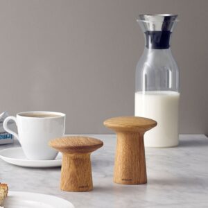 EVA SOLO - Salt & pepper mill oak - Grinder from CrushGrind, 25-year guarantee on the ceramic parts - Oak (High)