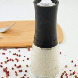 Kyocera Advanced Ceramics Pepper, Salt, Seed and Spice Mill with Adjustable Advanced Ceramic Grinder, The Everything Mill-Bright Black