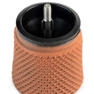 Peugeot Bali FONTE Cast Iron Pepper Mill, 8cm/3 In Orange, Black, 3.15in.