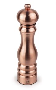 peugeot paris chef copper-plated u'select pepper mill 22 cm - 9in