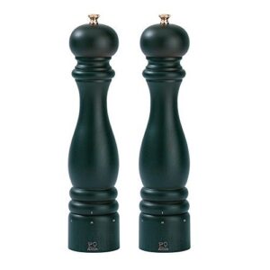 peugeot paris u'select 12-inch pepper & salt mill set, chocolate