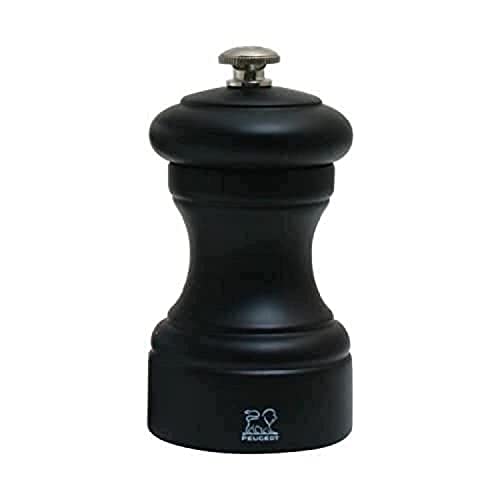 Peugeot Bistro Pepper Mill, 10cm-4inc, Matte Black