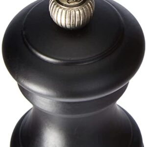 Peugeot Bistro Pepper Mill, 10cm-4inc, Matte Black