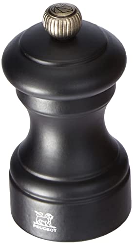 Peugeot Bistro Pepper Mill, 10cm-4inc, Matte Black