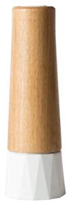 chef'n salt and pepper mill, 8 inch, wood