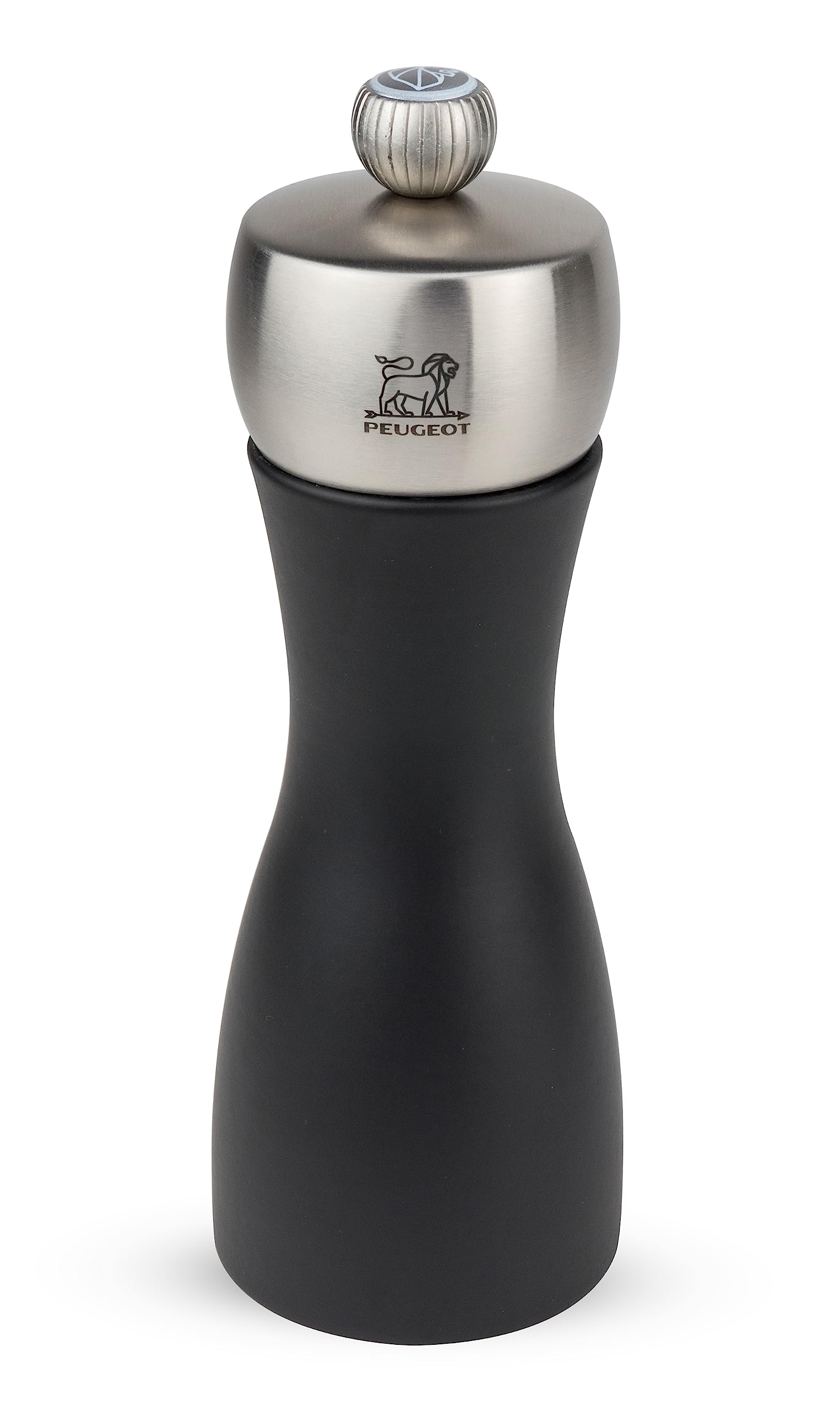 Peugeot Fidji 6 inch Black Matte Salt/Pepper Mill Set