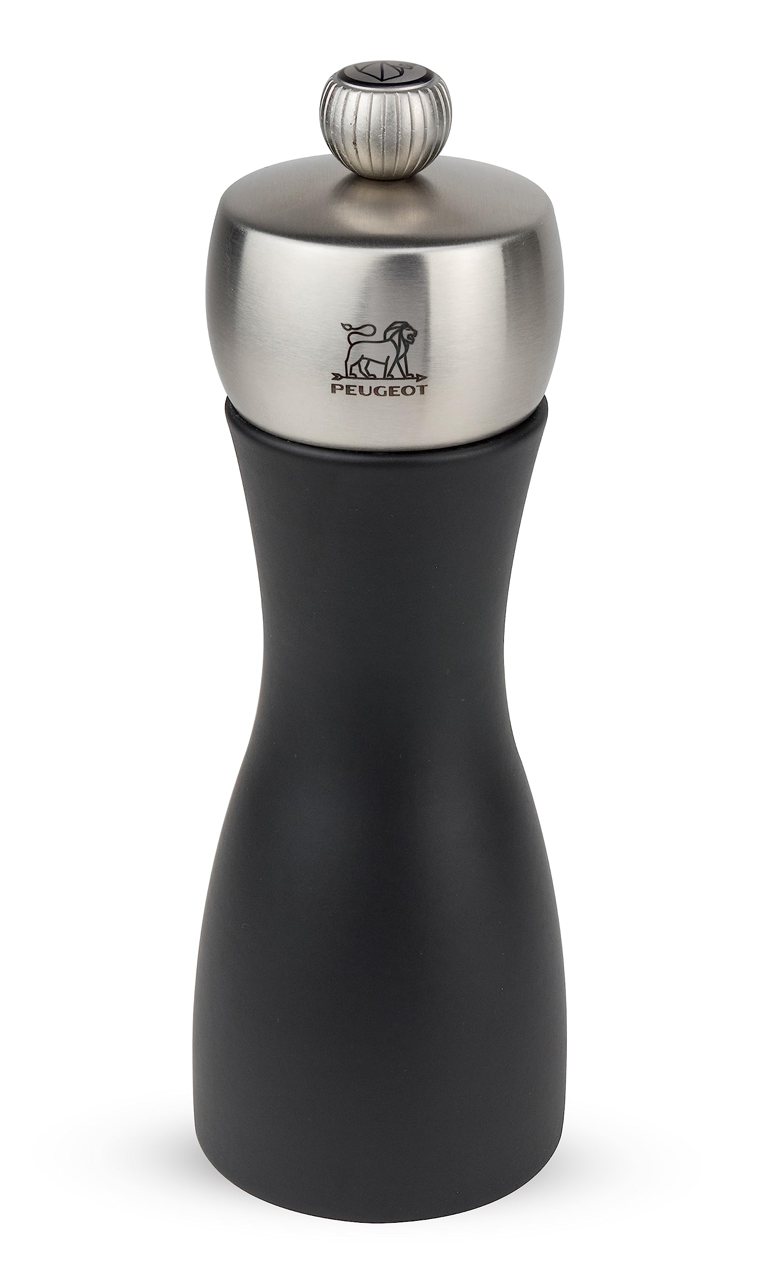 Peugeot Fidji 6 inch Black Matte Salt/Pepper Mill Set