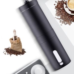 Cylovinho Black Pepper Grinder, Refillable Turkish Spice Mill with Adjustable Coarseness, Manual Pepper Mill with Handle, Spice Grinder Metal with Hand Crank, Manual Coffee Bean Grinder