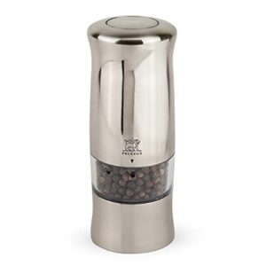 peugeot zeli pepper mill, brushed chrome