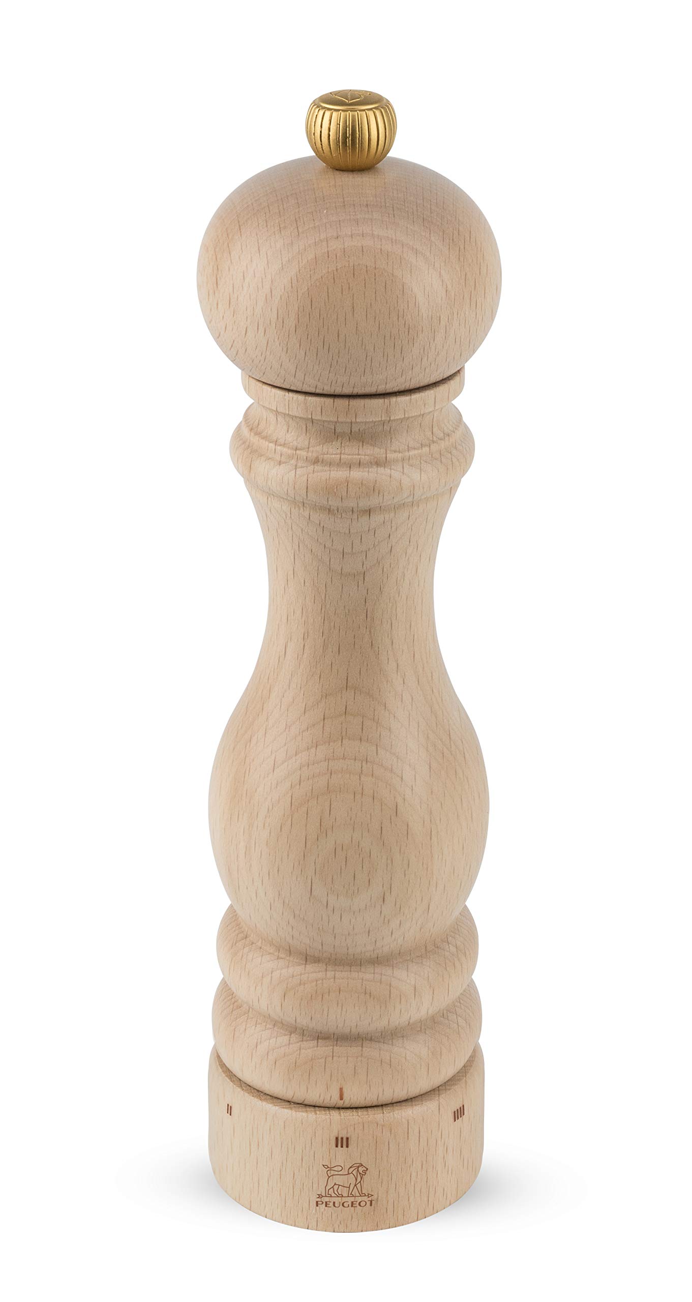 Peugeot 23485 Paris u'Select 9-Inch Pepper Mill, Chocolate, 9 Inch & Paris u'Select Salt Mill, 8.67in, Black Lacquered