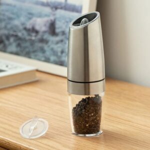 DOITOOL 4 Pcs Electric Pepper Grinder Covers Acrylic Salt Grinder Lids Pepper Mill Dust Proof Covers for Home Kitchen Supply