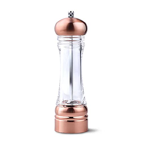 Pepper Grinder Large Rose Gold Home Pepper Grinder Manual Grinder Bottle Salt And Pepper Grinders For Kitchen Dining Cooking Bbq