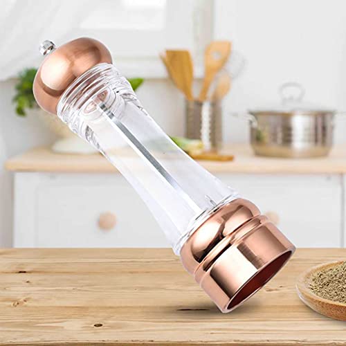 Pepper Grinder Large Rose Gold Home Pepper Grinder Manual Grinder Bottle Salt And Pepper Grinders For Kitchen Dining Cooking Bbq