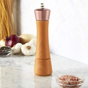 Kamenstein Nottingham Beechwood Spice Mill, 8-Inch, Natural