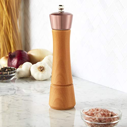 Kamenstein Nottingham Beechwood Spice Mill, 8-Inch, Natural