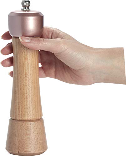 Kamenstein Nottingham Beechwood Spice Mill, 8-Inch, Natural