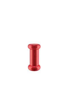 alessi totem domestici es19 – designer salt, pepper and spice mill in beechwood, black, yellow and red