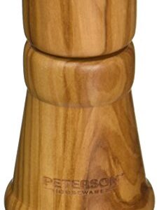 Peterson Housewares Wooden Pepper Mill, Chess Rook Shape