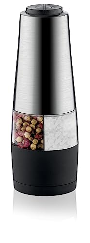 Tescoma Electric Pepper/Salt Mill, 2 in 1 President, Assorted, 9.1 x 9.1 x 21 cm