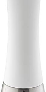 Peugeot Madras Pepper Mill, 8.25-Inch, White Lacquer with Stainless Steel