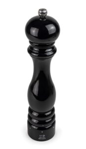 peugeot paris u'select 10-3/4-inch pepper mill, black lacquer