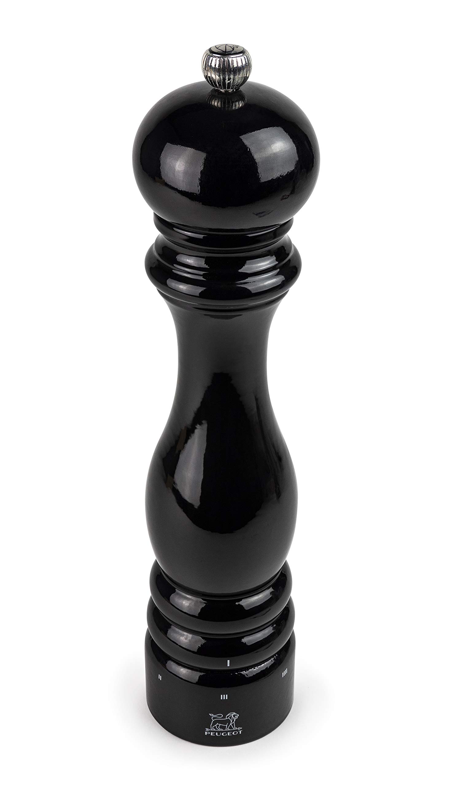 Peugeot Paris U'Select 10-3/4-Inch Pepper Mill, Black Lacquer