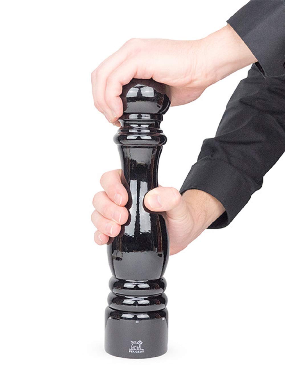 Peugeot Paris U'Select 10-3/4-Inch Pepper Mill, Black Lacquer