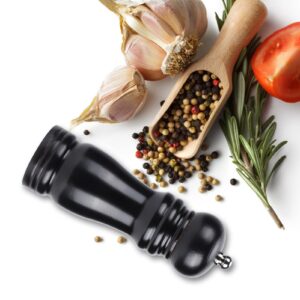 Pepper Grinder, Manual Pepper Grinder Adjustable Seasonings Grinding Tool Wooden Salt and Pepper Mills for Home Kitchen Use