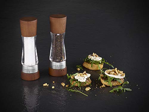 Cole & Mason H594298G Salt and Pepper Mill, 190mm, Forest Wood