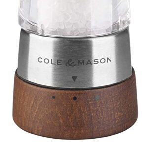 Cole & Mason H594298G Salt and Pepper Mill, 190mm, Forest Wood