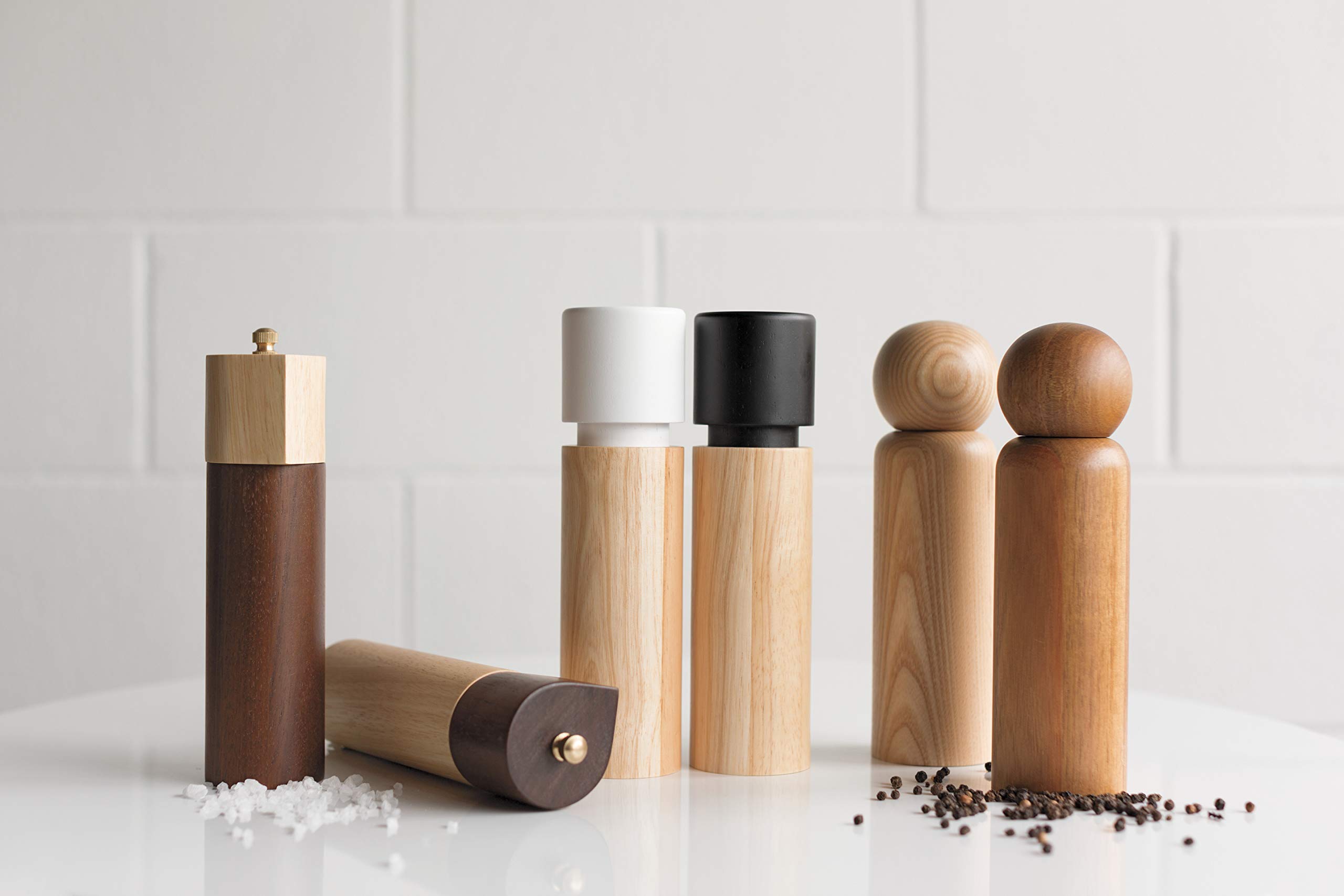 Now Designs Droplet Pepper Mill, Natural