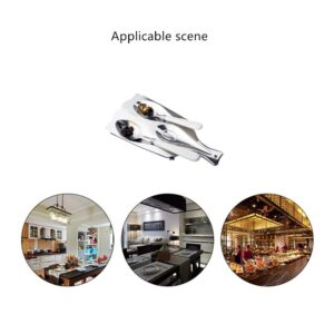 Stainless Spoon Rest,Spoon Rests,Sturdy and Durable Stainless Steel Spoon Rests for Kitchen