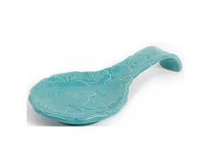 the pioneer woman flea market 8.5" turquoise spoon rest