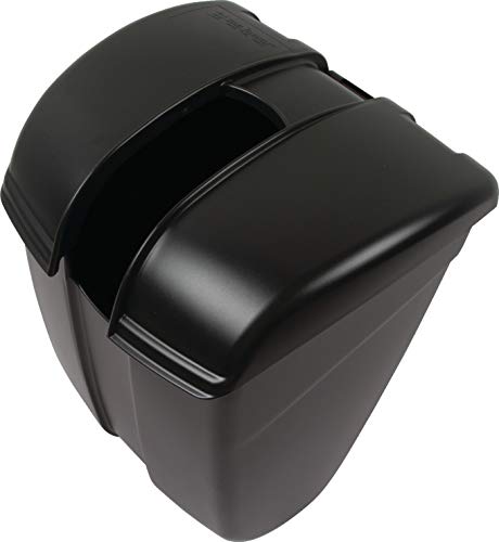 San Jamar Saf-T-Ice Plastic Scoop Caddy for Scoops, 86 oz, Black