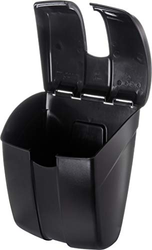 San Jamar Saf-T-Ice Plastic Scoop Caddy for Scoops, 86 oz, Black