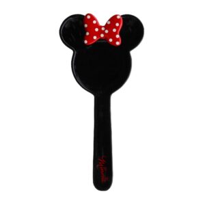 disney minnie mouse black ceramic kitchen spoon rest, 10 inches