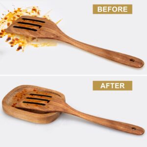 Handmade Wooden Spoon Rest Acacia Wood Kitchen Spoon Holder for Stove Top Spatula Rest Cooking Utensil Rest Teaspoon Rest Best Coffee Spoon Rests Stovetop Spoon Rest