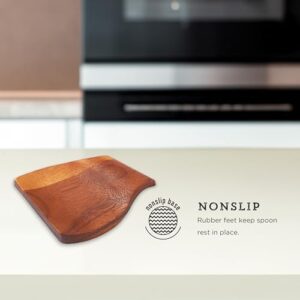 Kamenstein Acacia Wood, Spoon Rest, Natural