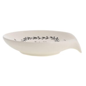 Demdaco Ceramic Spoon Rest, White