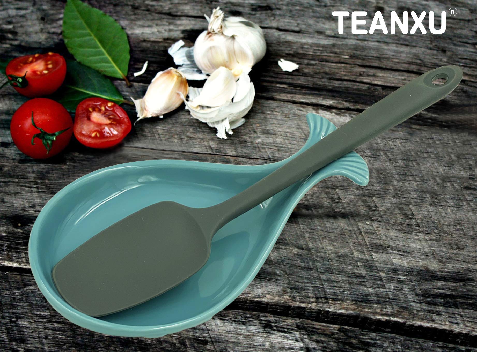 Ceramic Coastal Spoon Rest for Kitchen, Whale