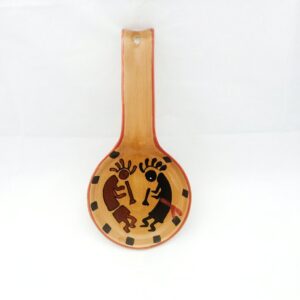 ACK Western Kokopeli Hand Painted Ceramic Collection (Spoon Rest)